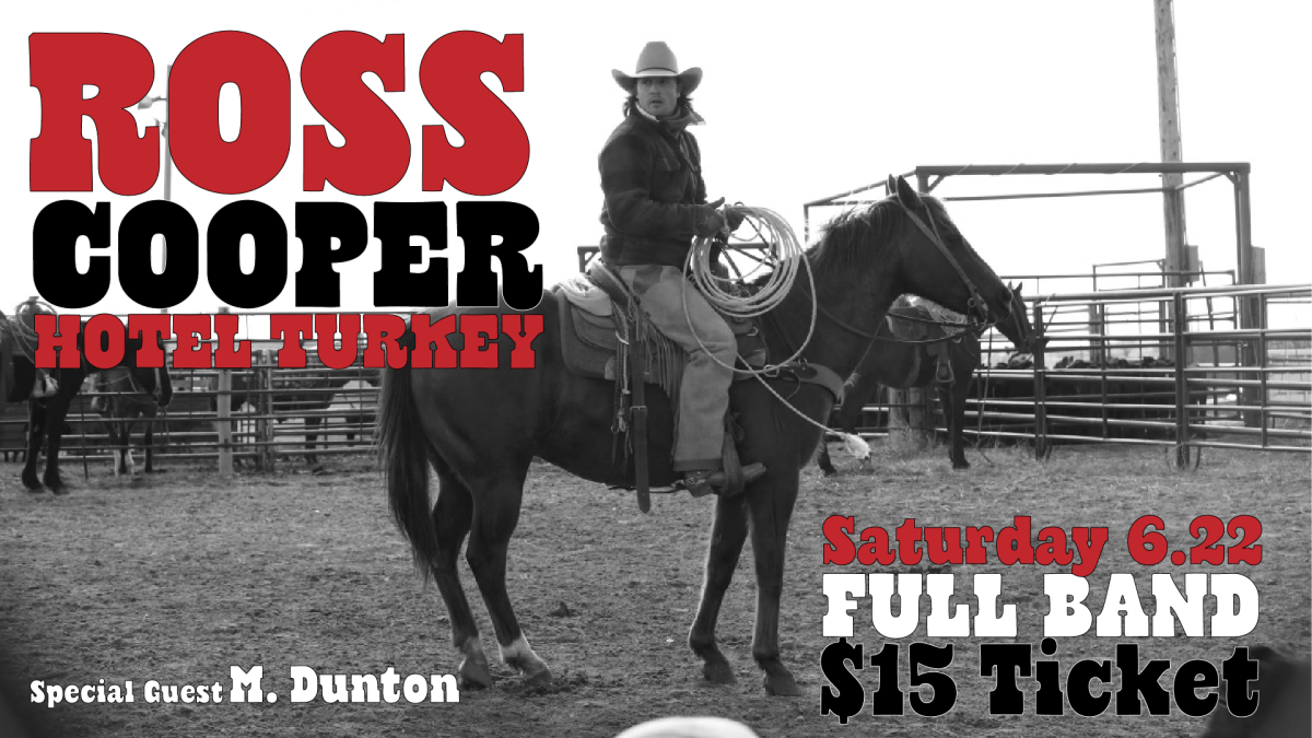 Ross Cooper Full Band – HOTEL TURKEY